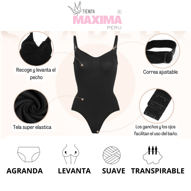 BODY MOLDEADOR ENCAJE PREMIUM – Tienda Maxima 👑 🎁🩷
